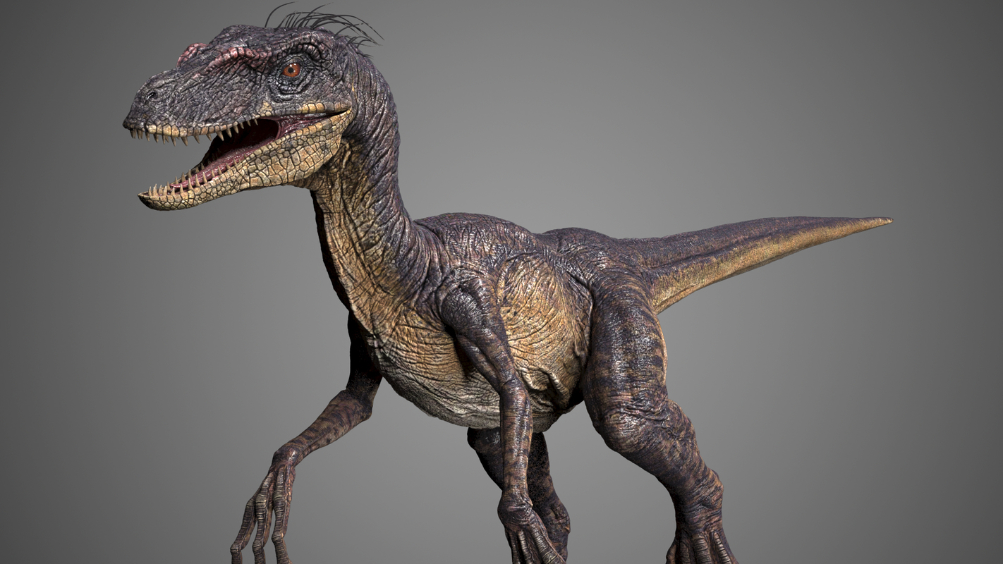 3dsmax velociraptor raptor