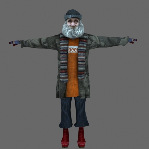 3D Homeless Models | TurboSquid