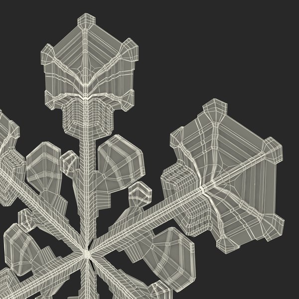 3d snowflake 2