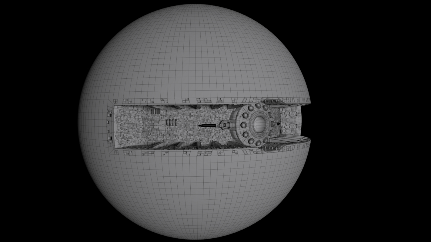 3d model starkiller base