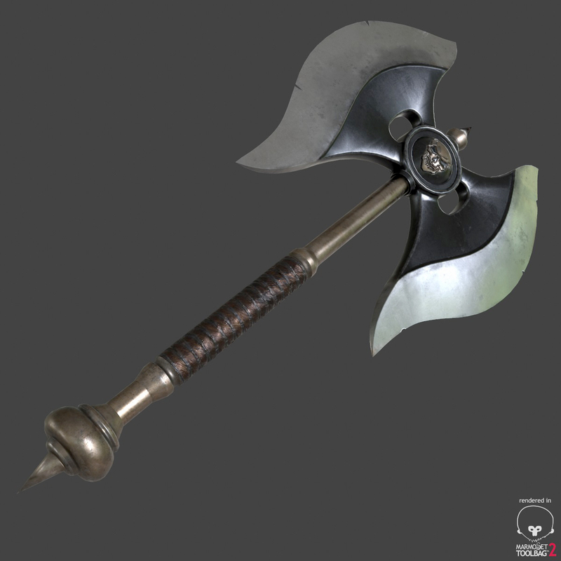 warrior barbarian axe max