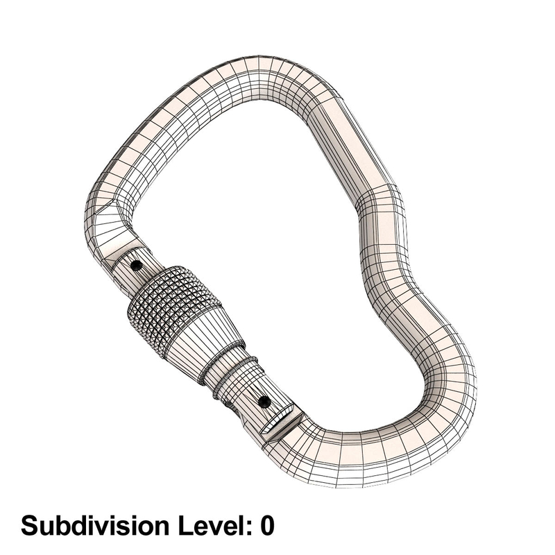 3d 3ds carabiner hook