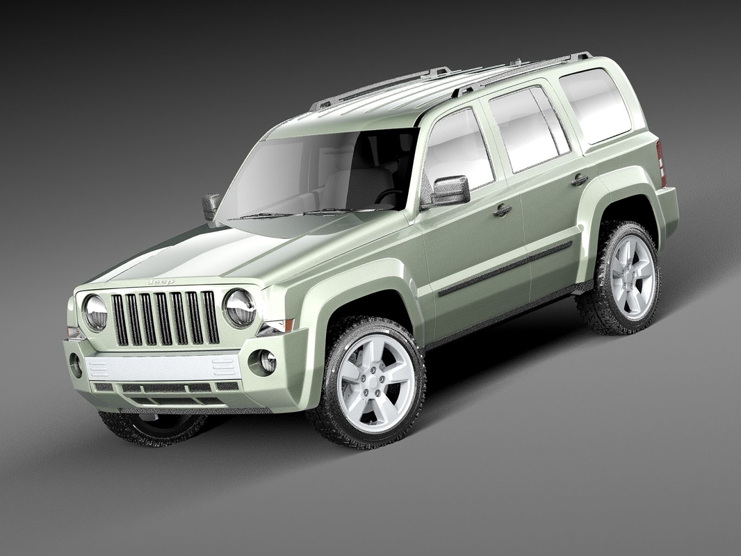 3d model of jeep patriot liberty suv