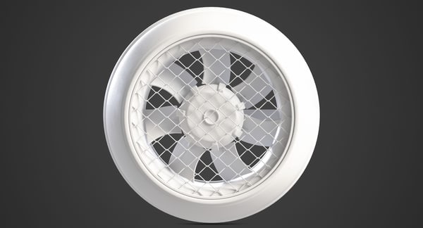 3d model indoor fan