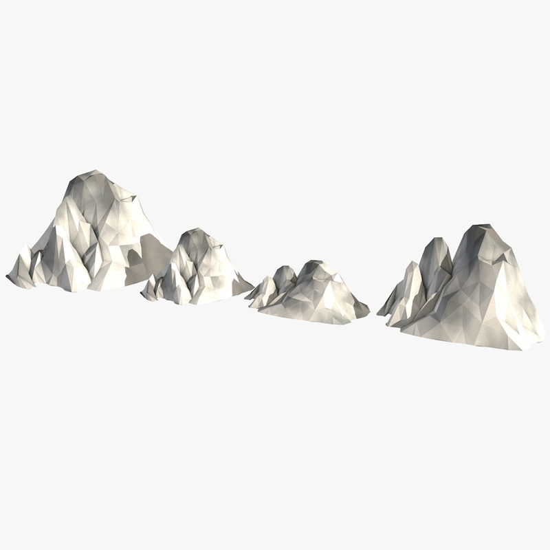c4d mountains
