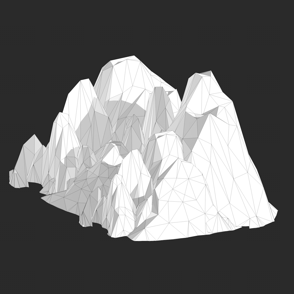 c4d mountains
