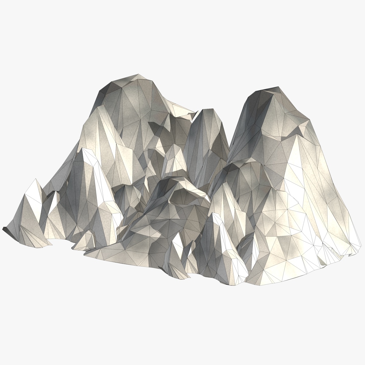 c4d mountains