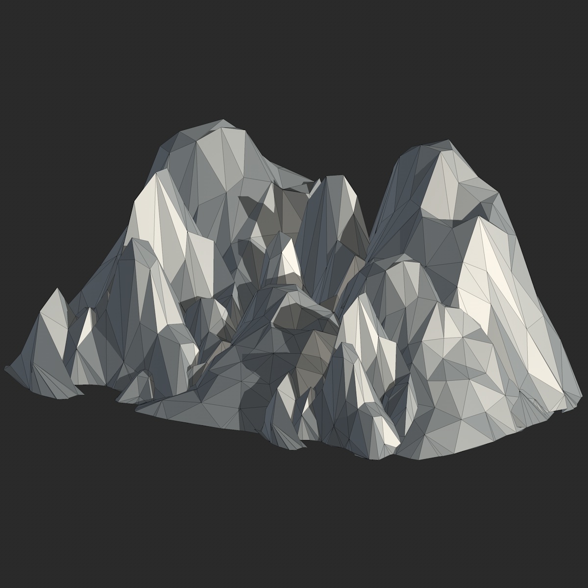 c4d mountains