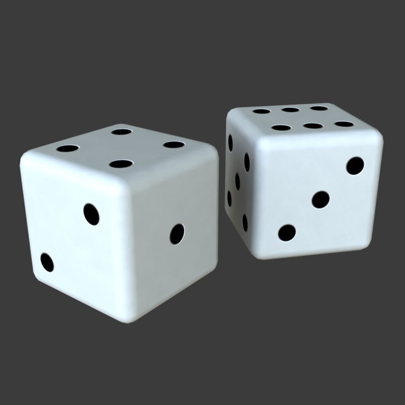 dice realistic 3d ma