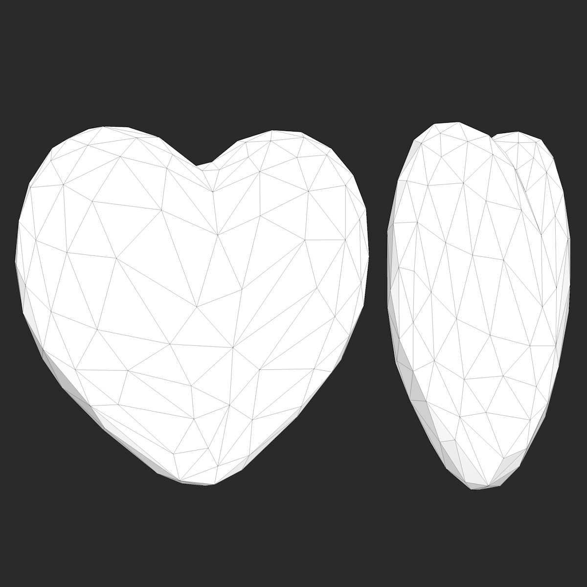 3d heart