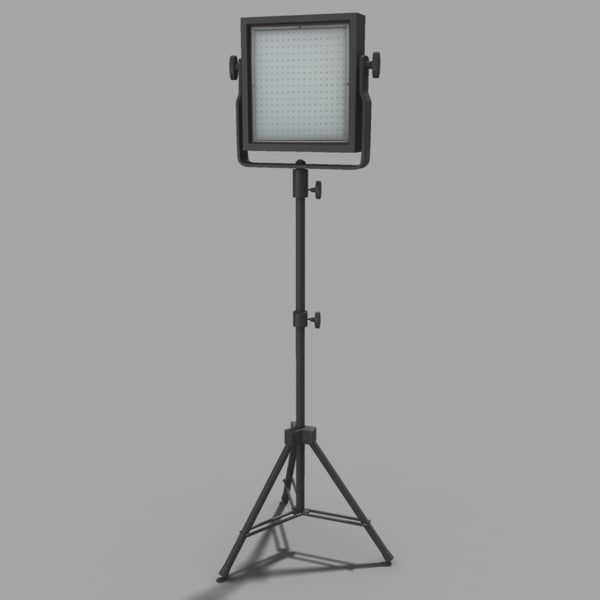 led light panel 3d model