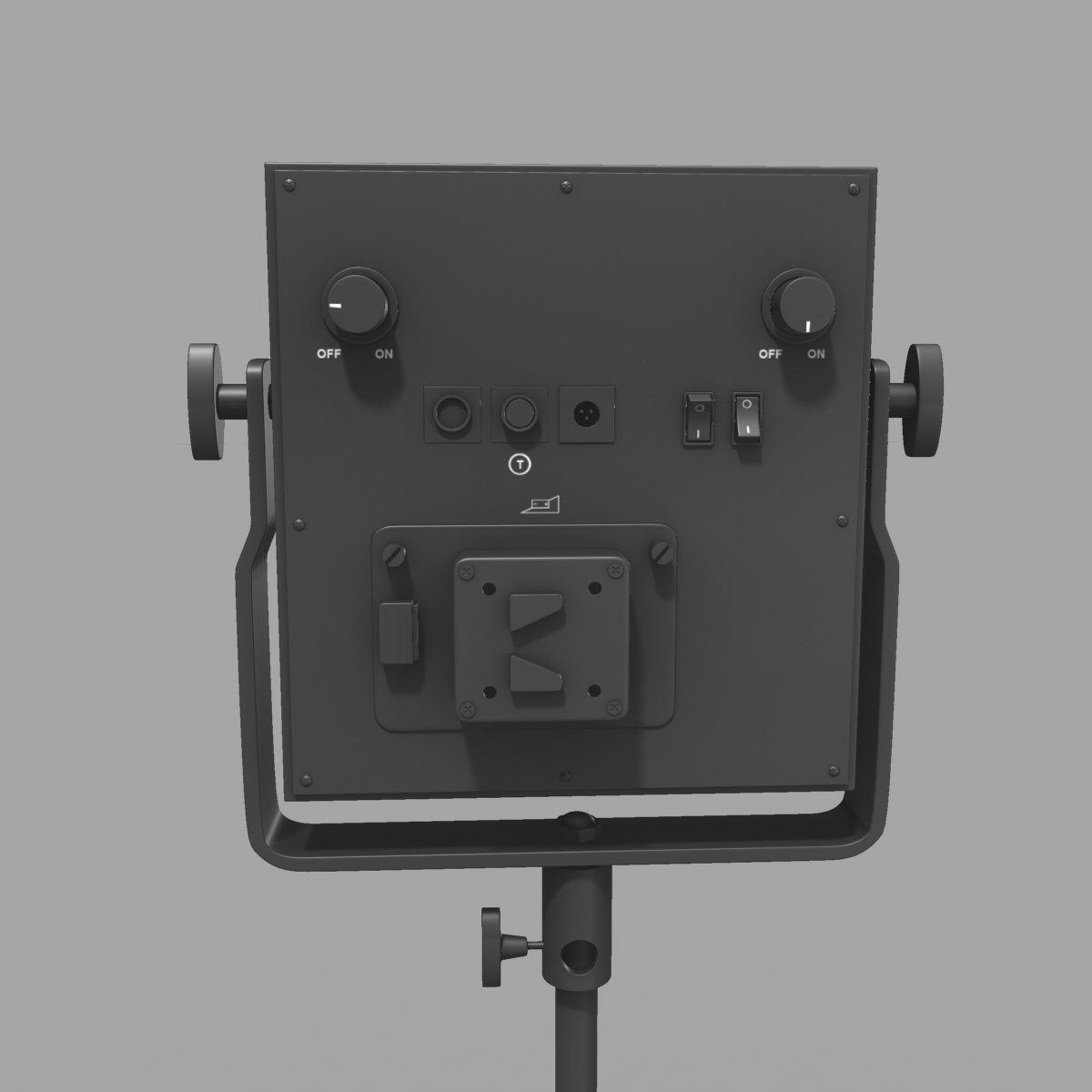 led light panel 3d model