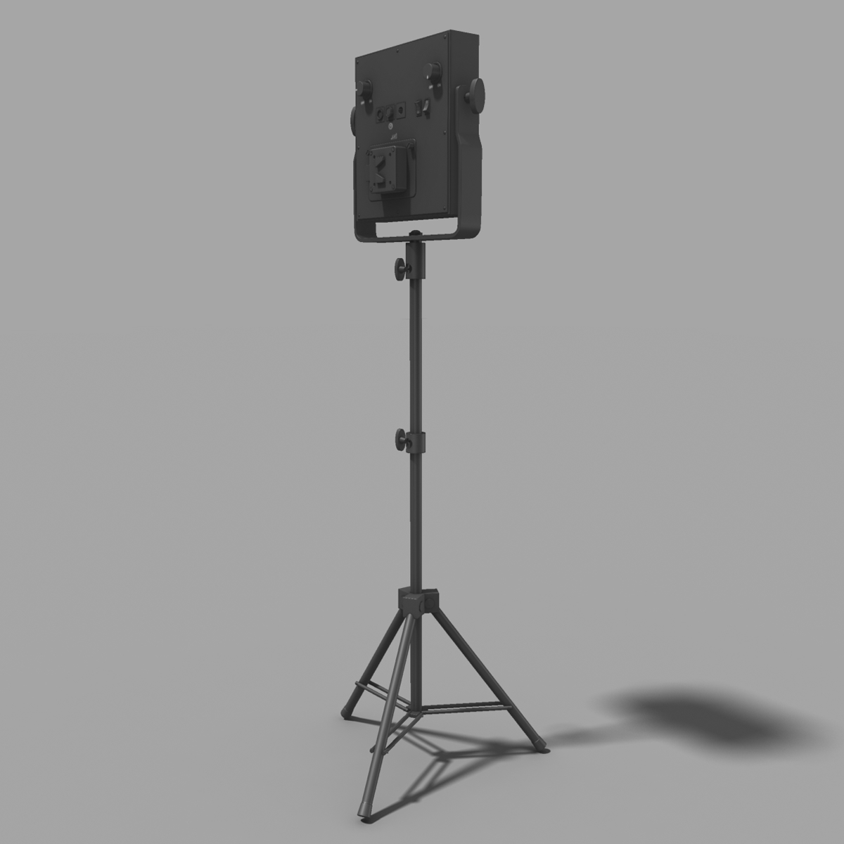 led light panel 3d model