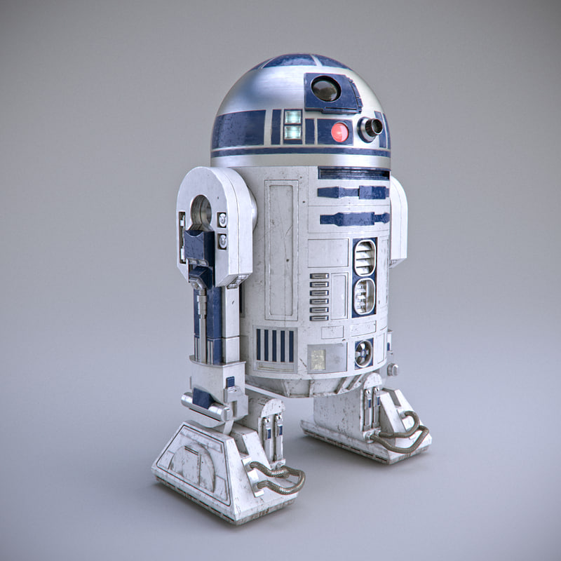 star wars r2d2 3d model