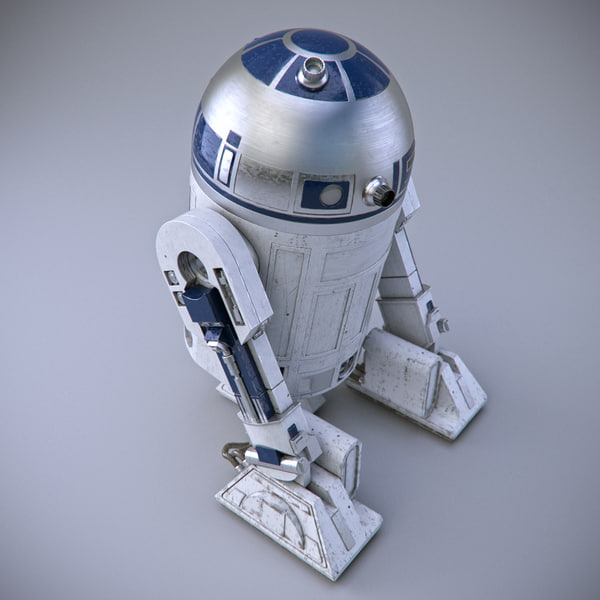 star wars r2d2 3d model
