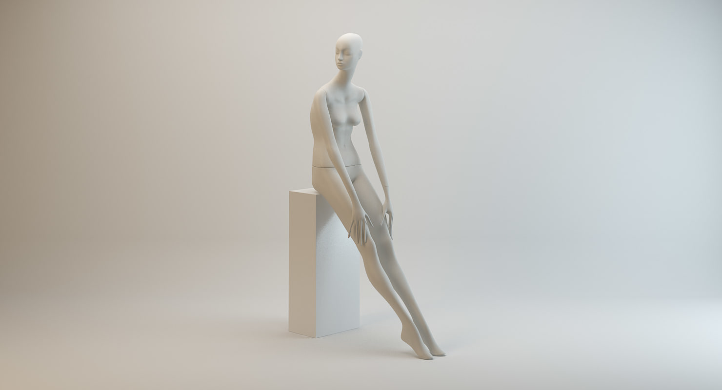 bonaveri mannequin aloof pose model