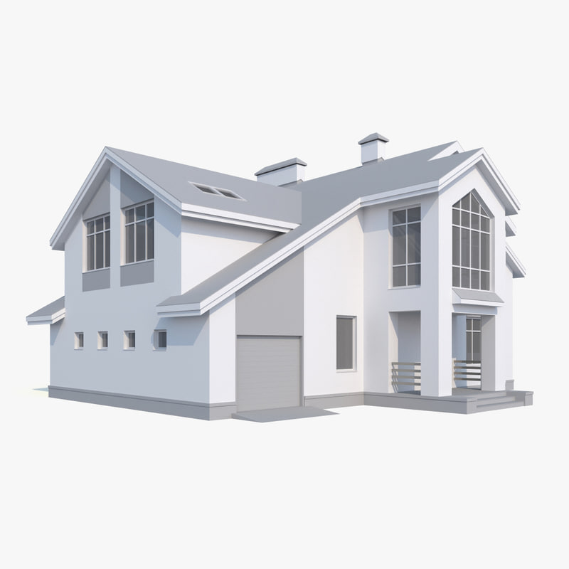 cottage 3d model