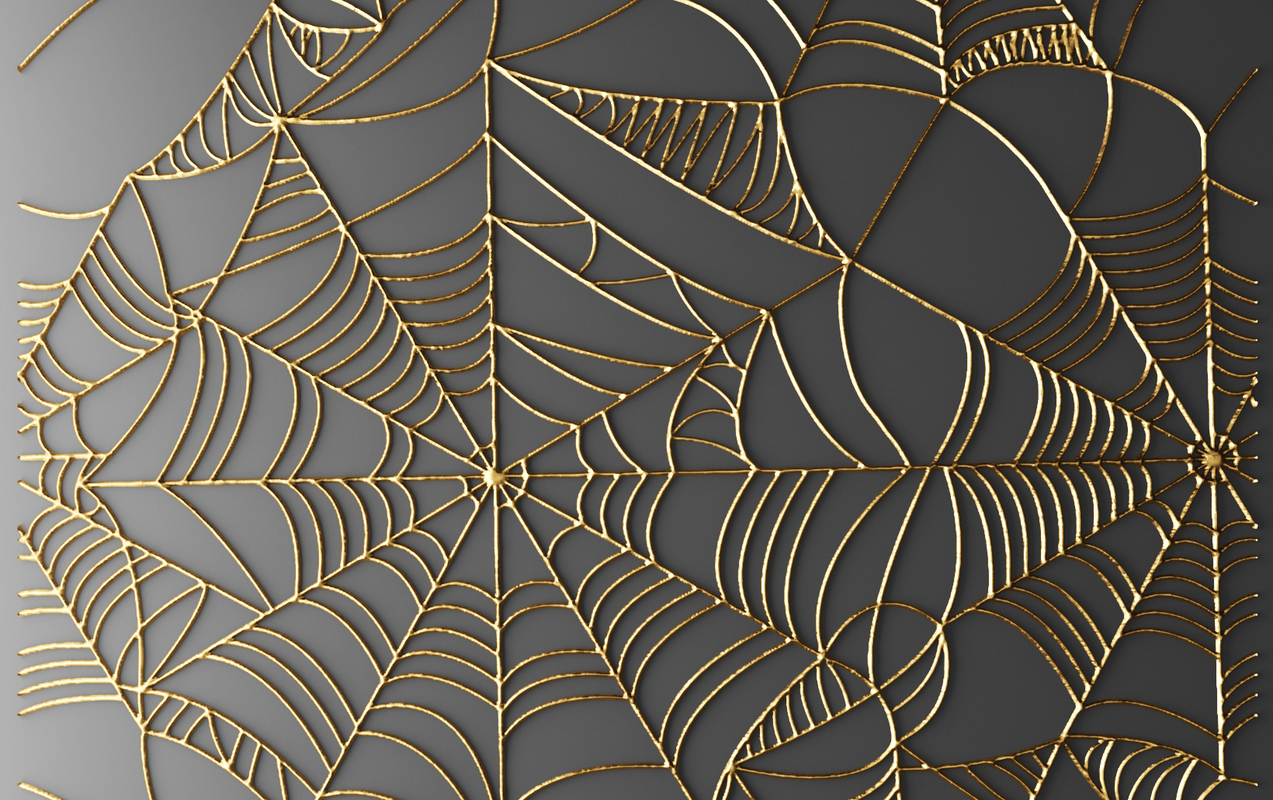 3d cobweb web model