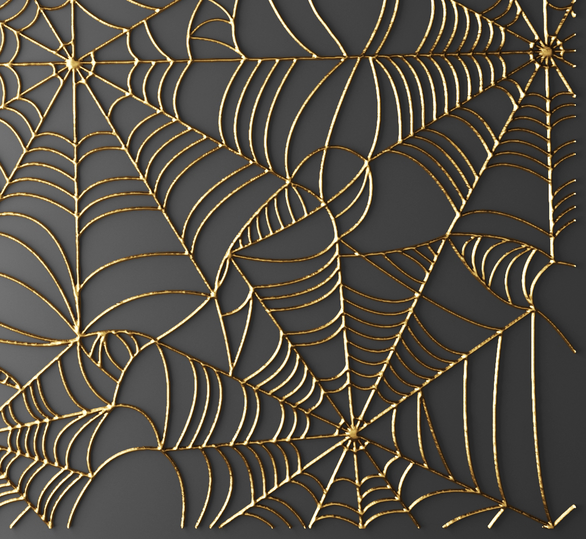 3d cobweb web model