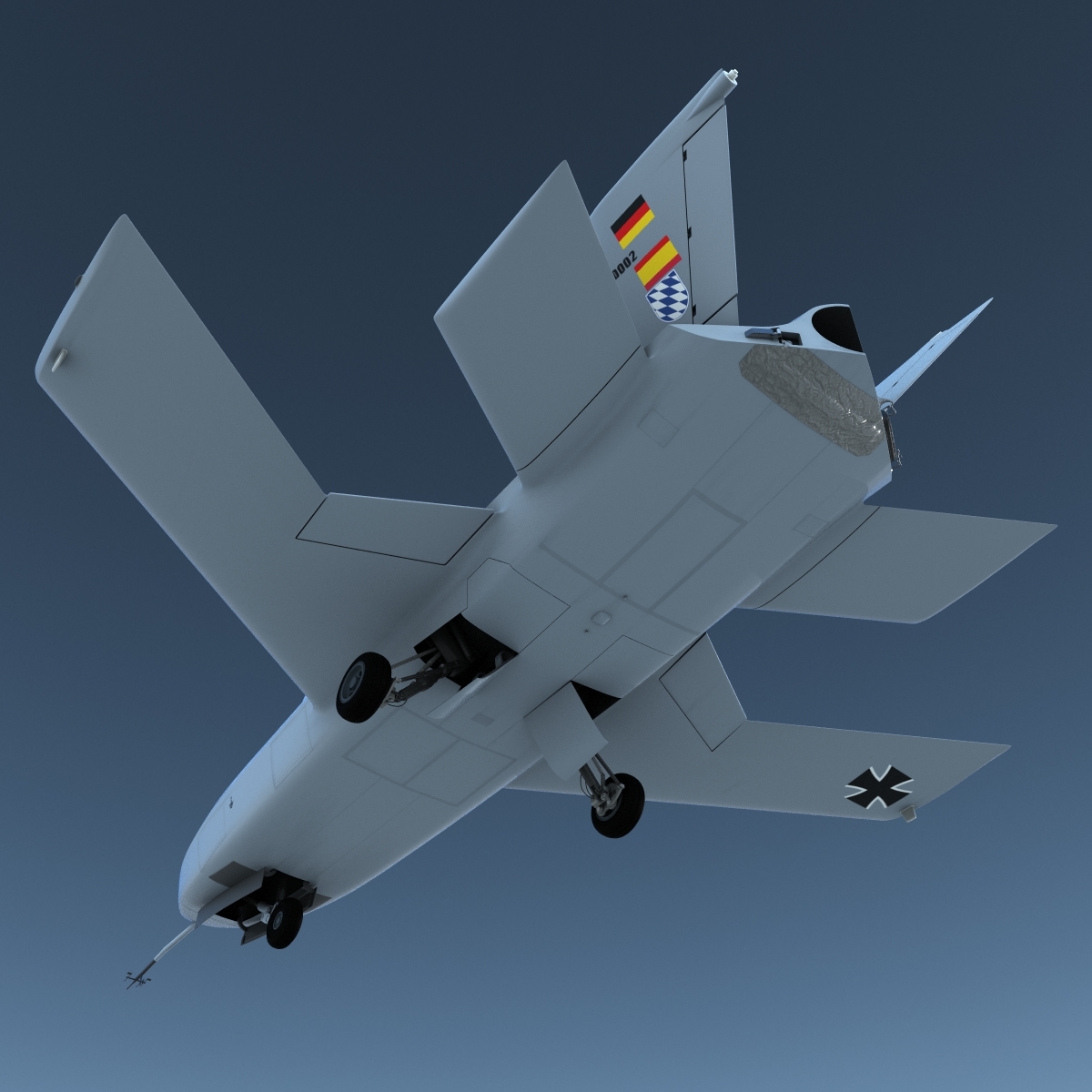 eads barracuda uav 3d model