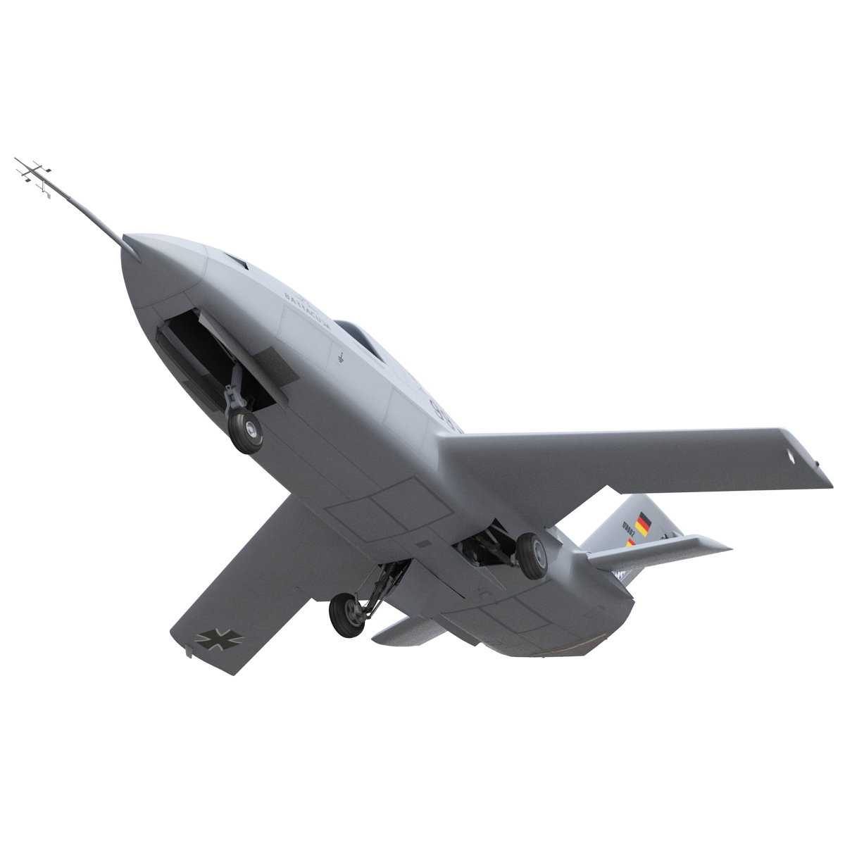 eads barracuda uav 3d model