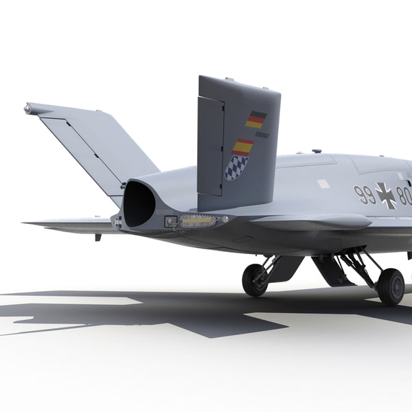 eads barracuda uav 3d model
