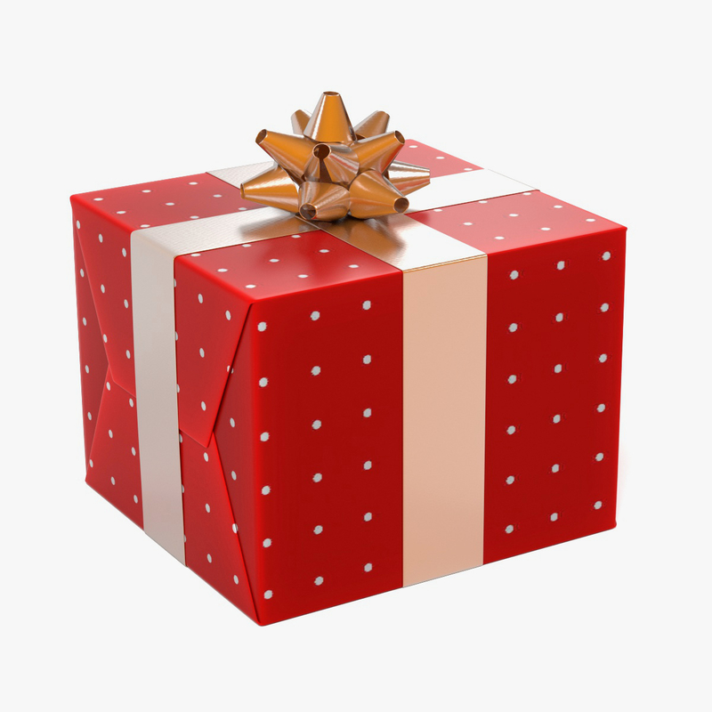 3d gift model