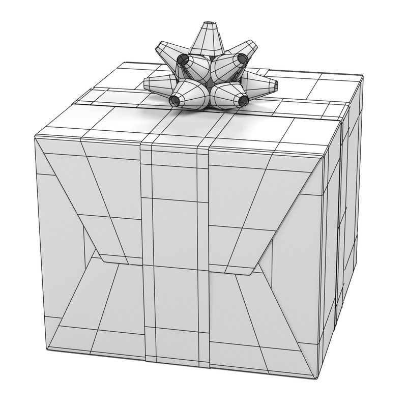 3d gift model
