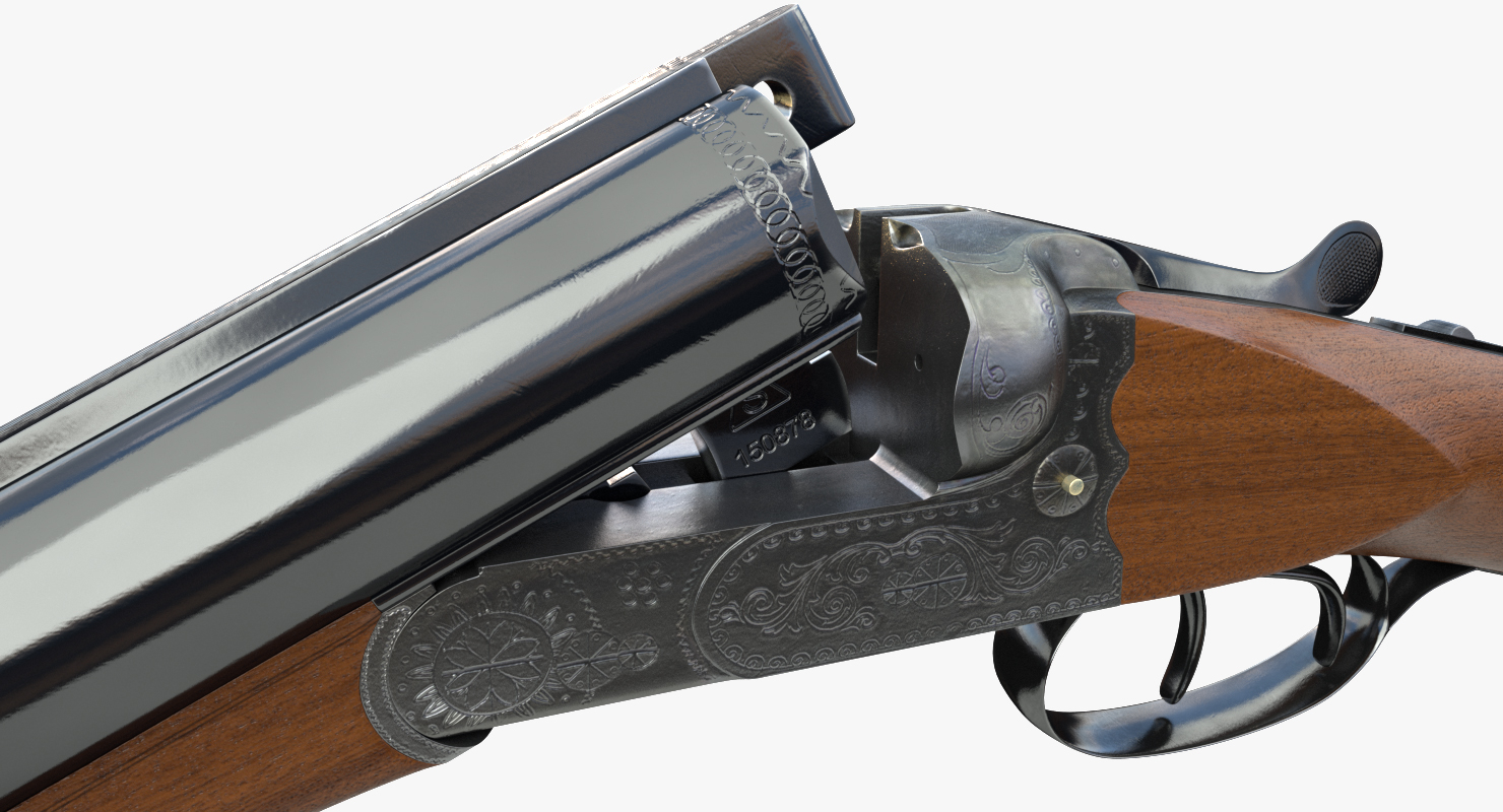 3d model shotgun gun