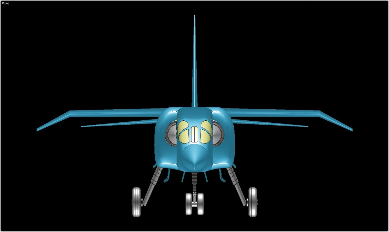 british bac tsr2 aircraft 3d model