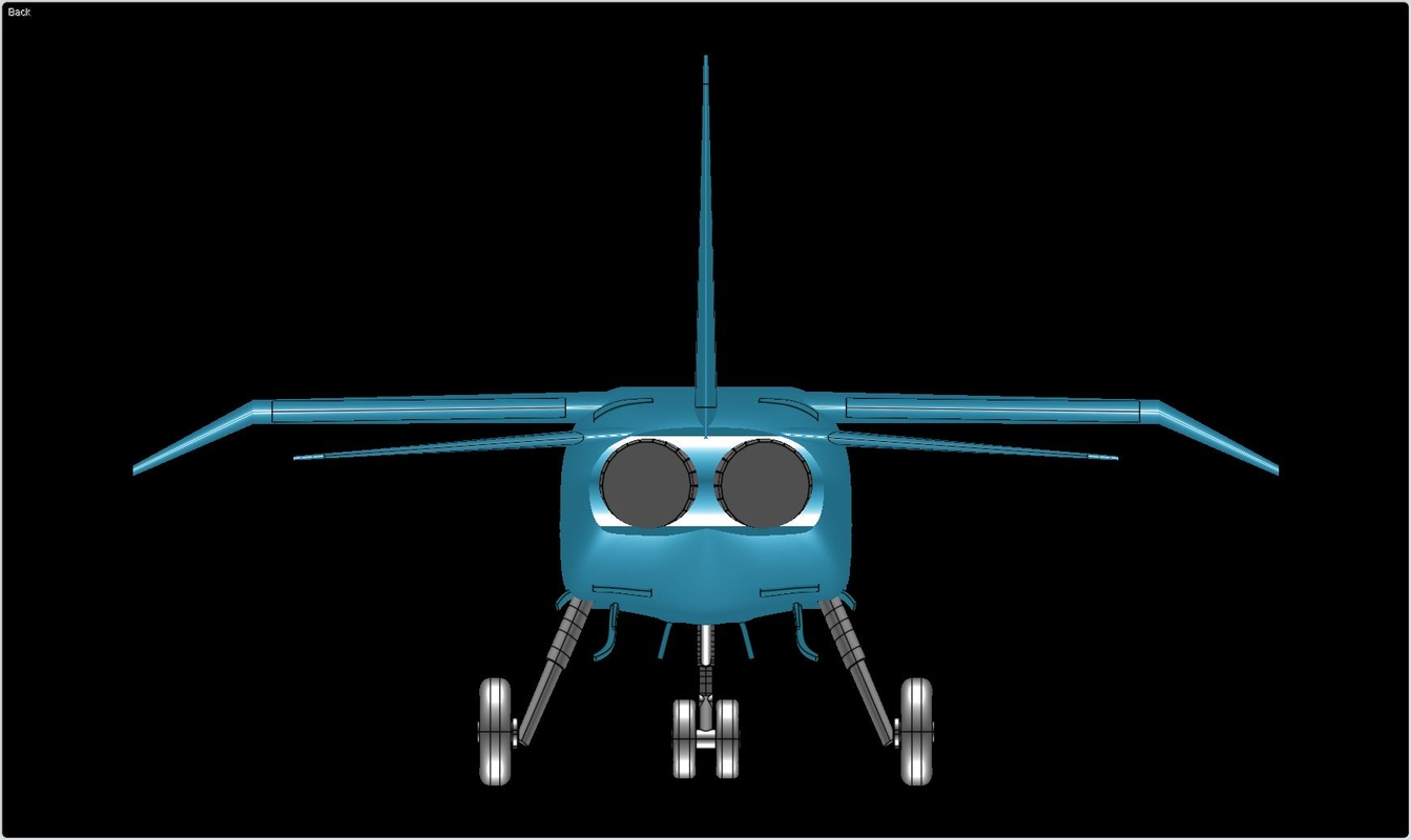 british bac tsr2 aircraft 3d model
