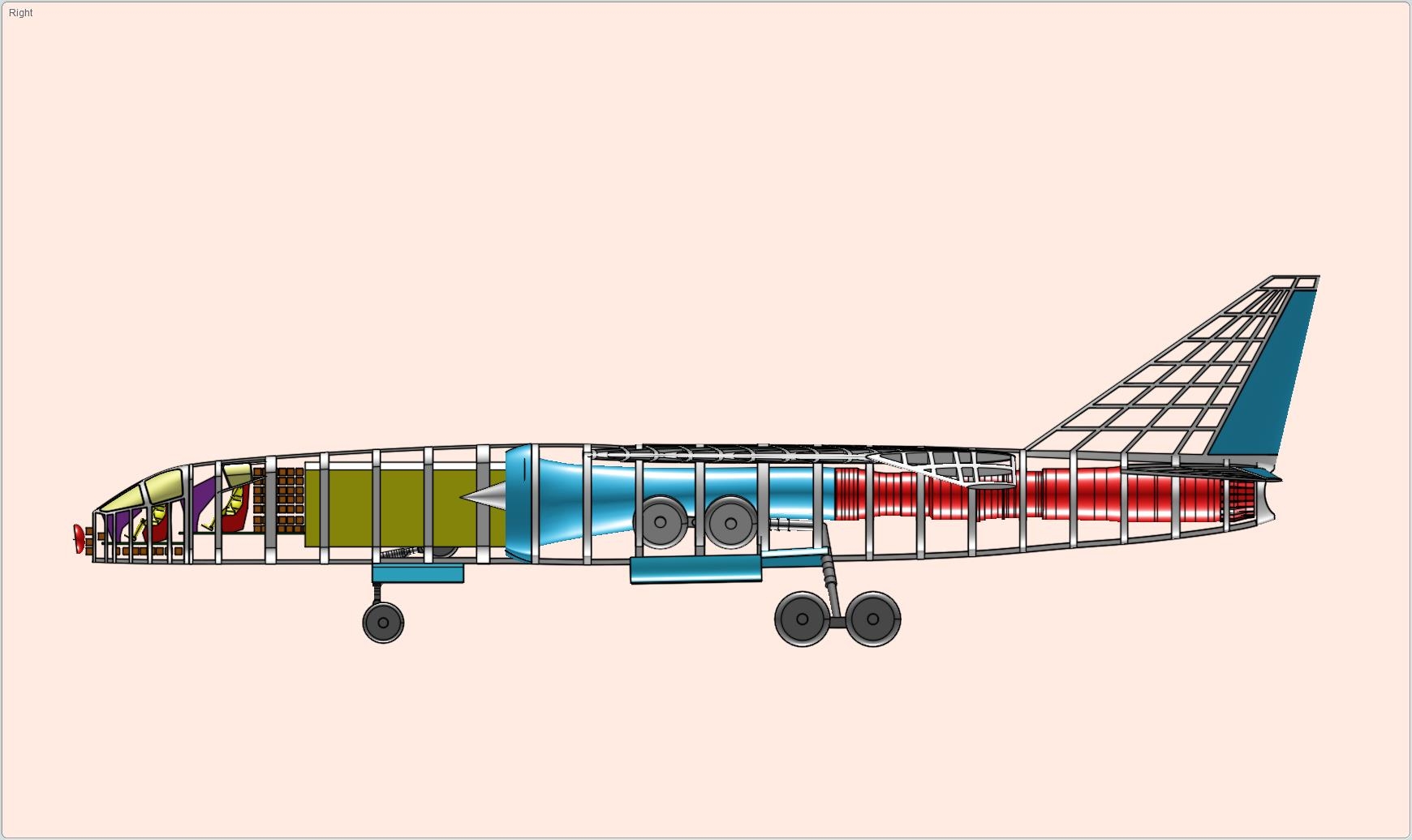british bac tsr2 aircraft 3d model