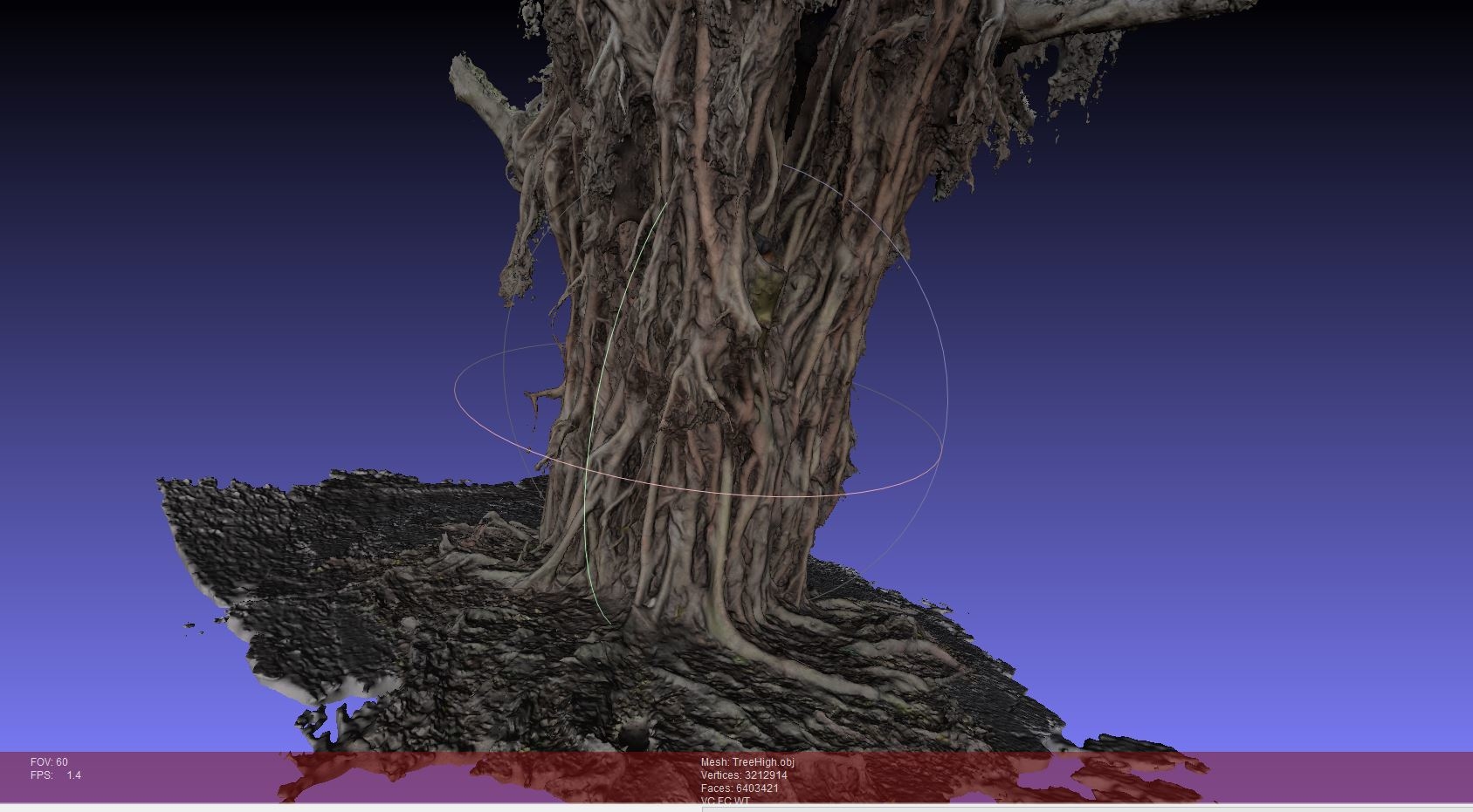 3d model tree complex