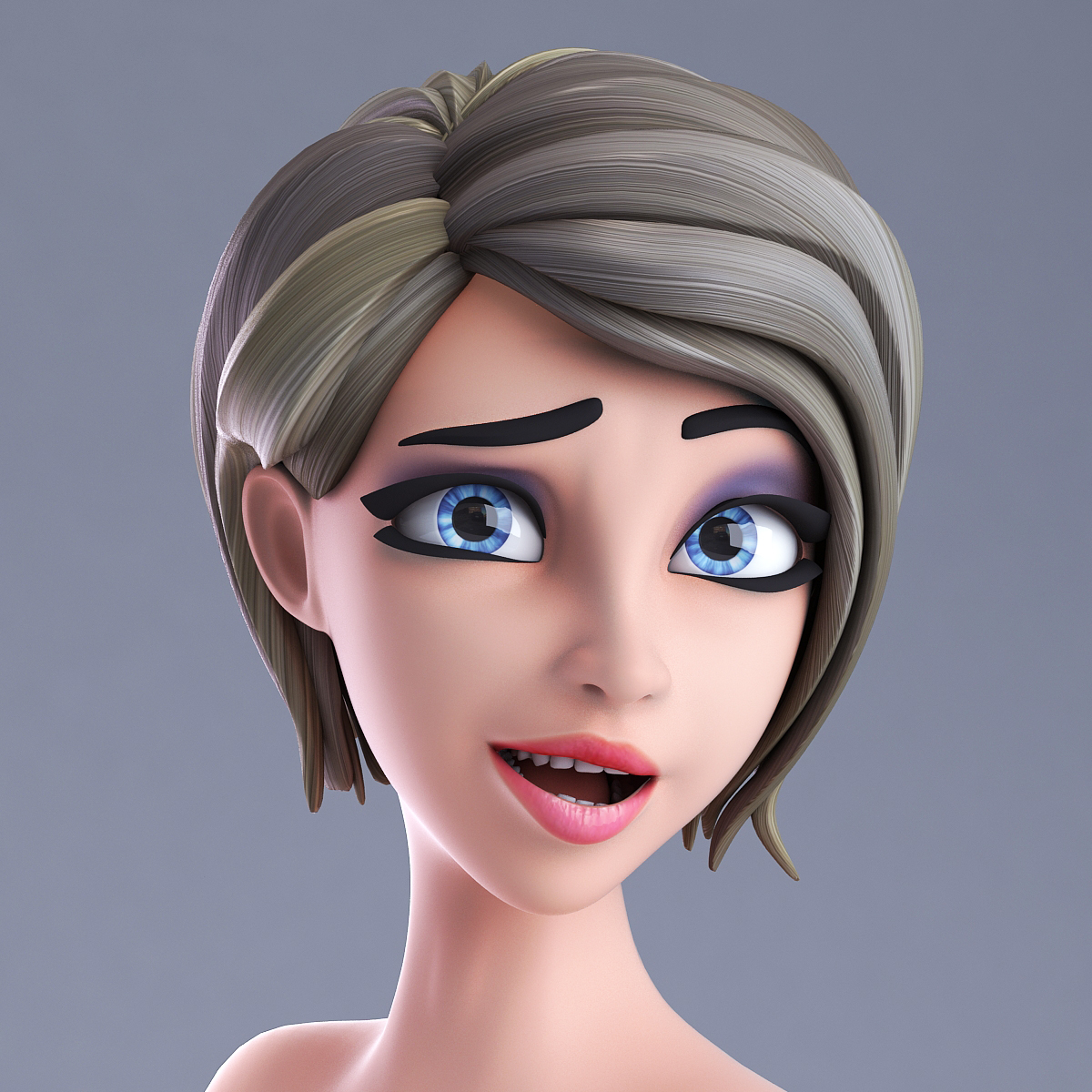 Alisa Face Rig 3D 모델 - TurboSquid 977927