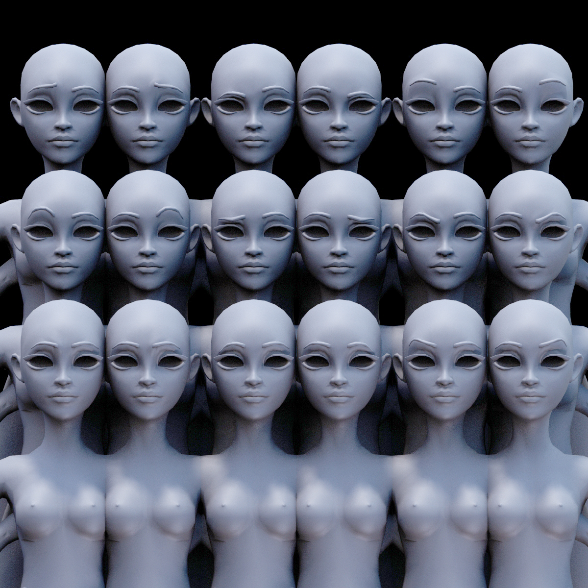 Alisa Face Rig 3D 모델 - TurboSquid 977927