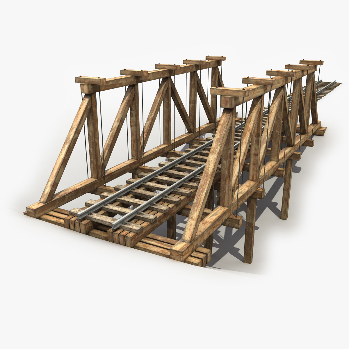 max 3 wooden railway bridge