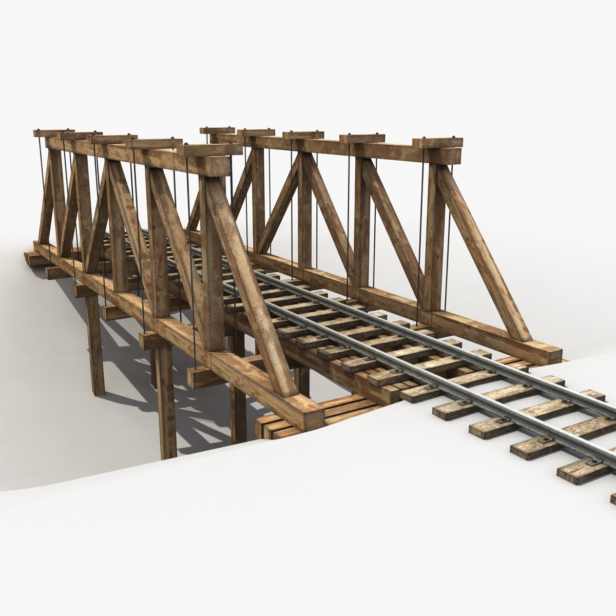 max 3 wooden railway bridge