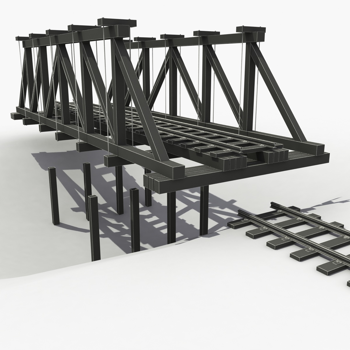 max 3 wooden railway bridge
