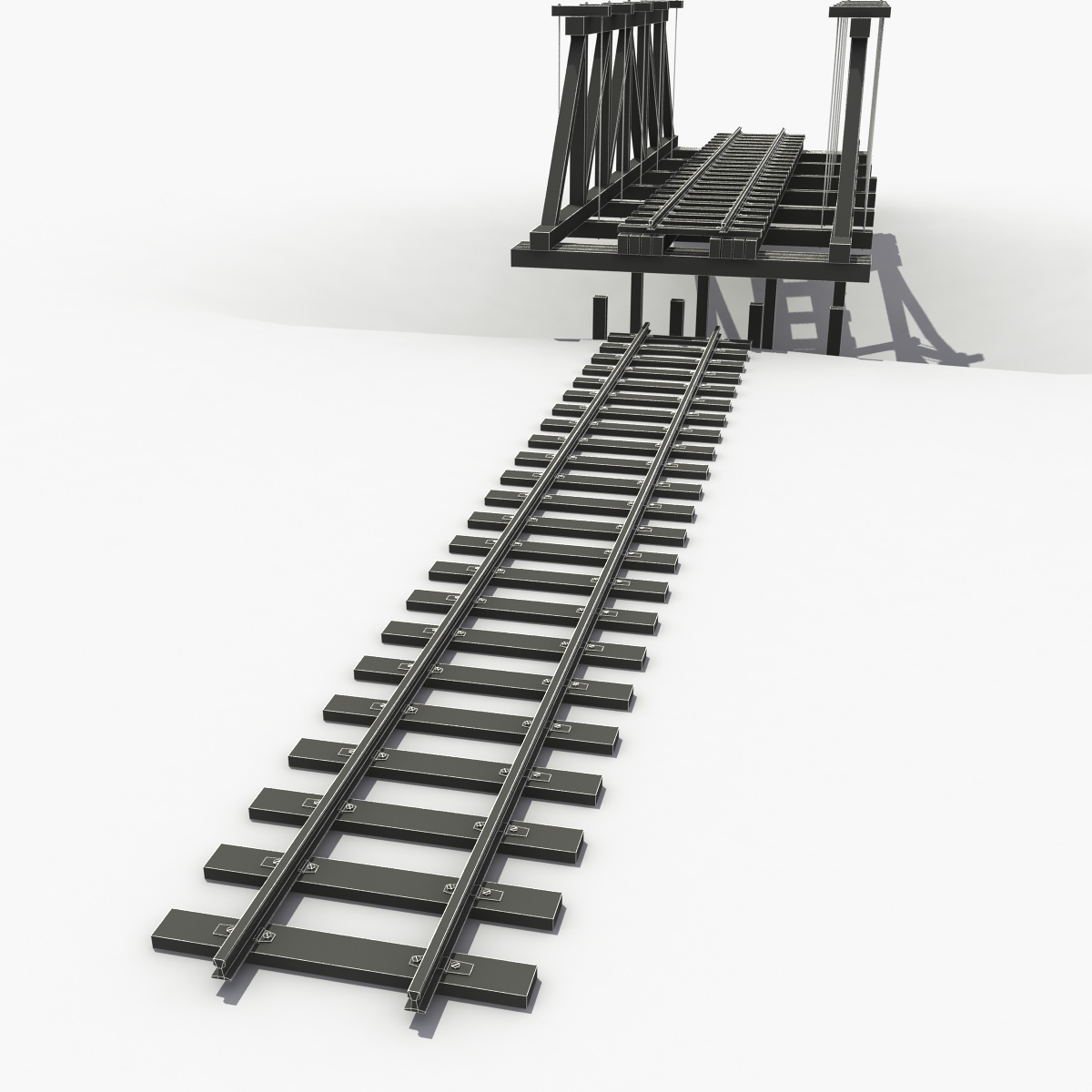 max 3 wooden railway bridge