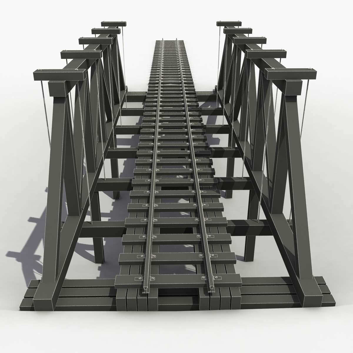 max 3 wooden railway bridge