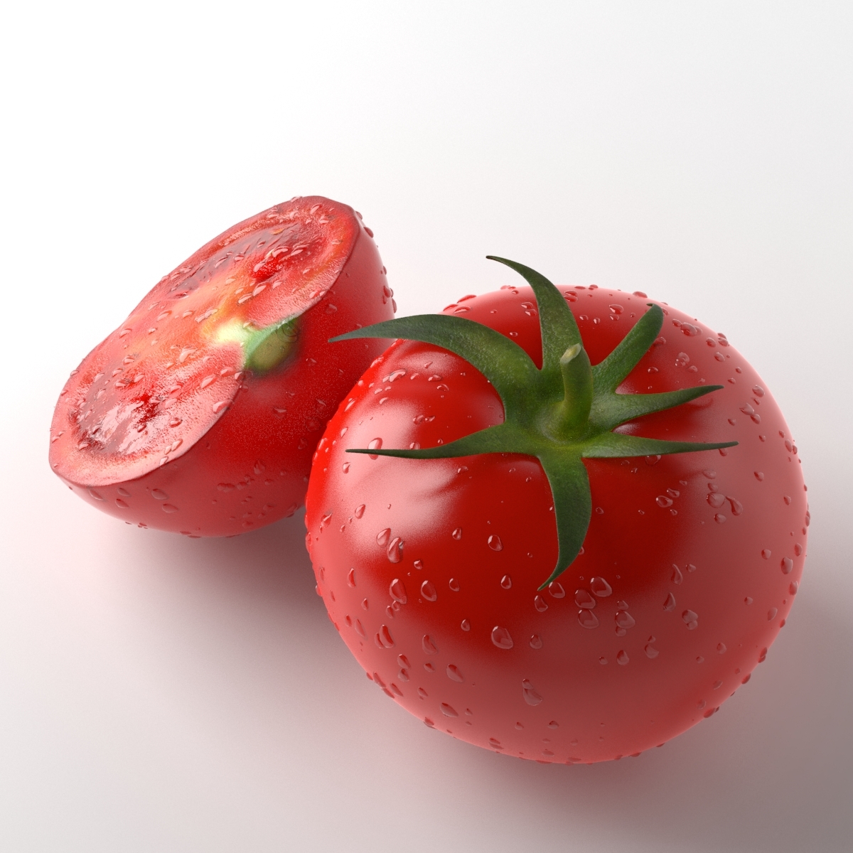 photorealistic tomato realistic 3d model
