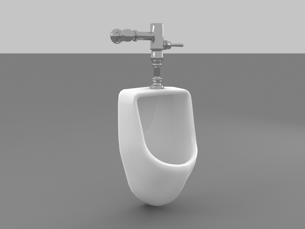 urinal 3d model