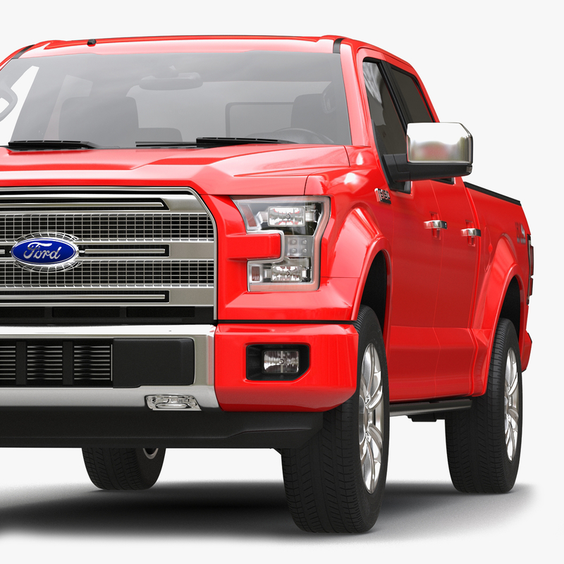 3d model of f 150 supercrew 2015