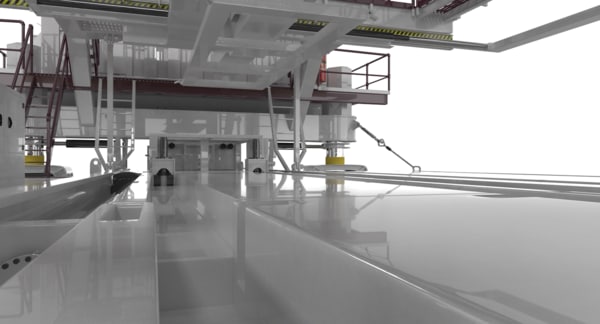 wall mining profile bucyrus 3d model