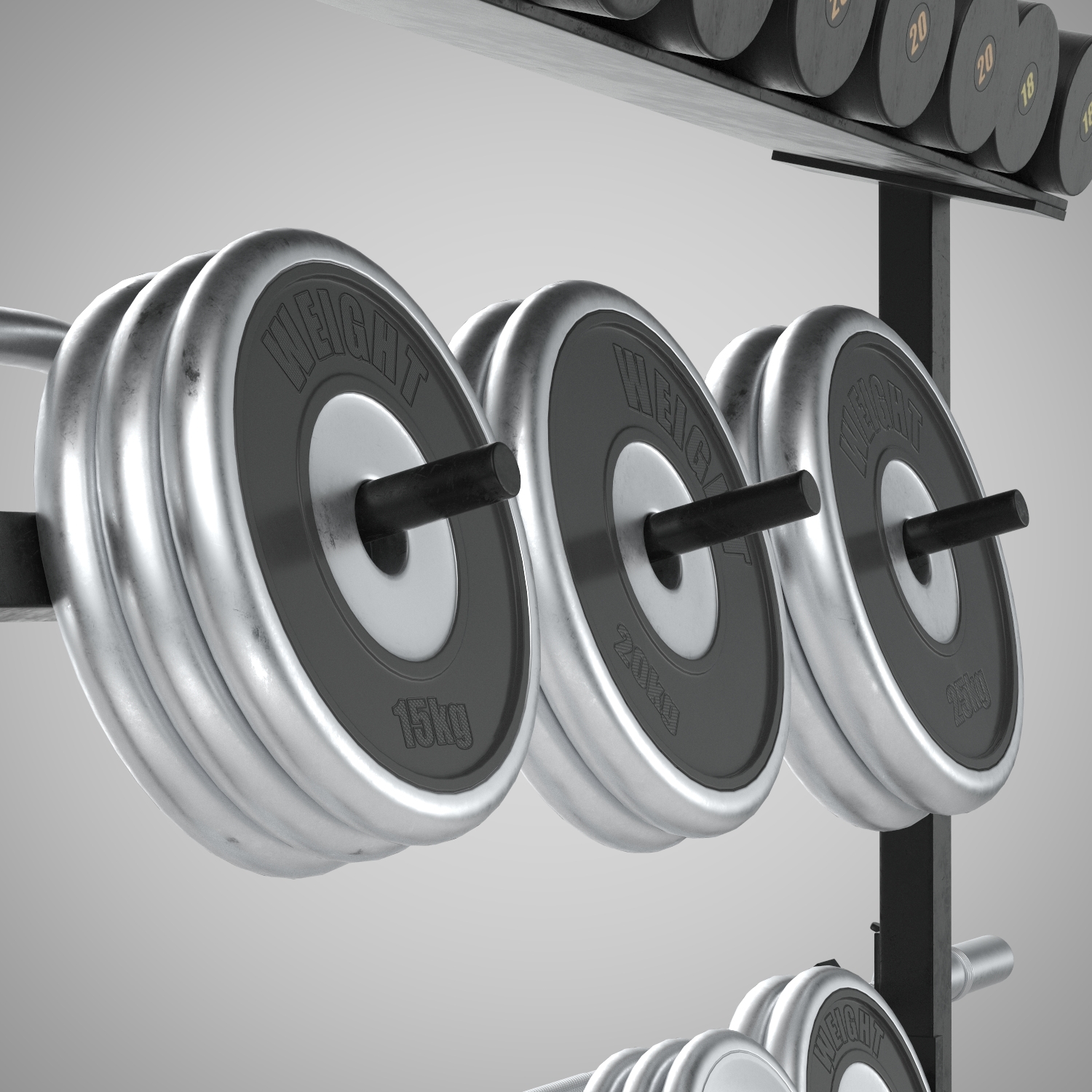 max barbell weight rack