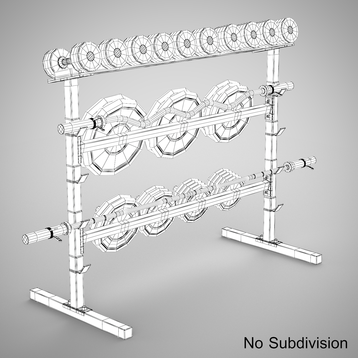 max barbell weight rack