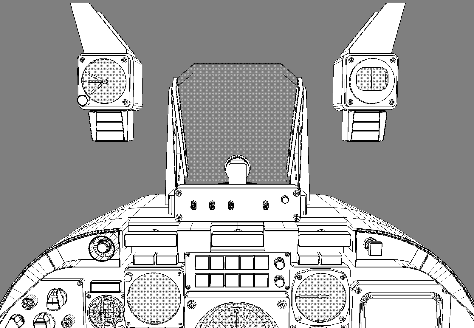 3ds max a-10 thunderbolt cockpit