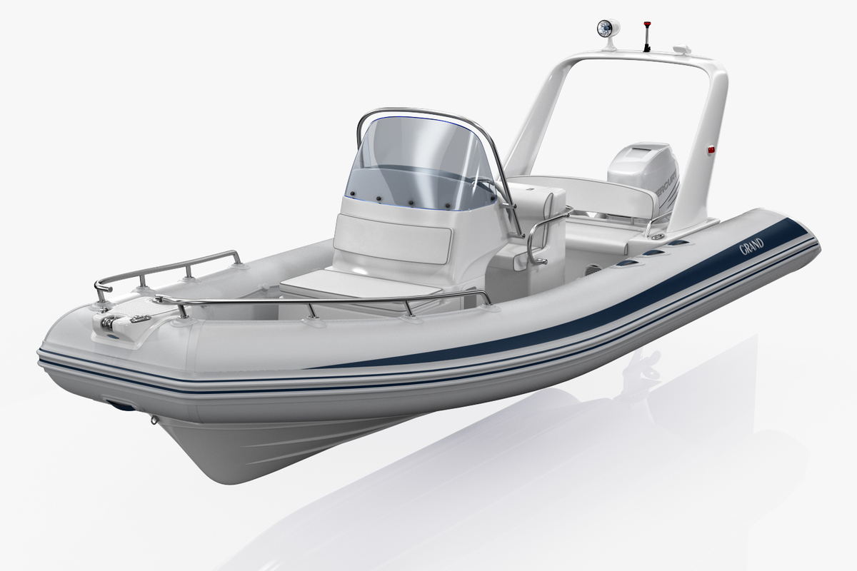 inflatable boat grand silver 3d max