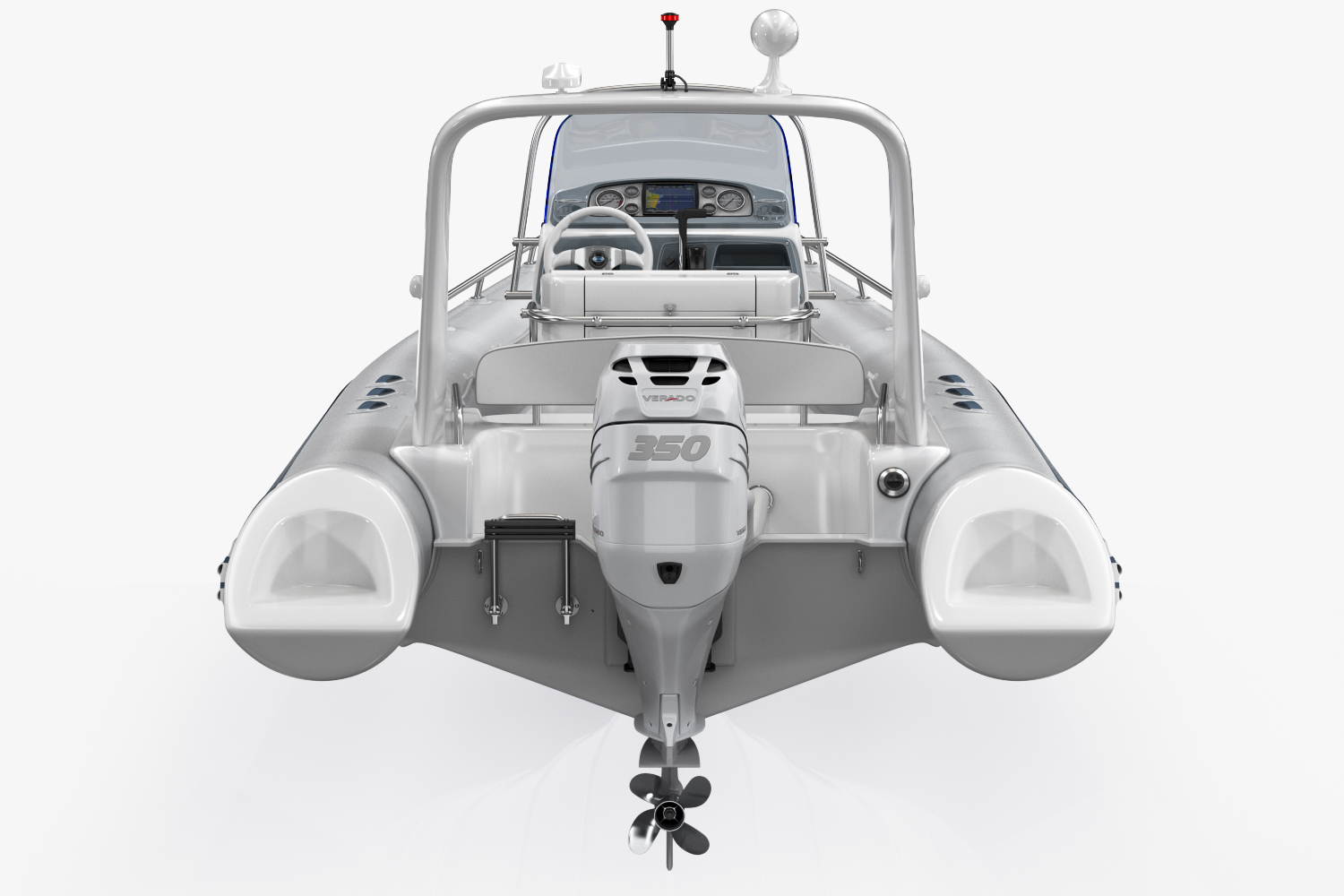 inflatable boat grand silver 3d max