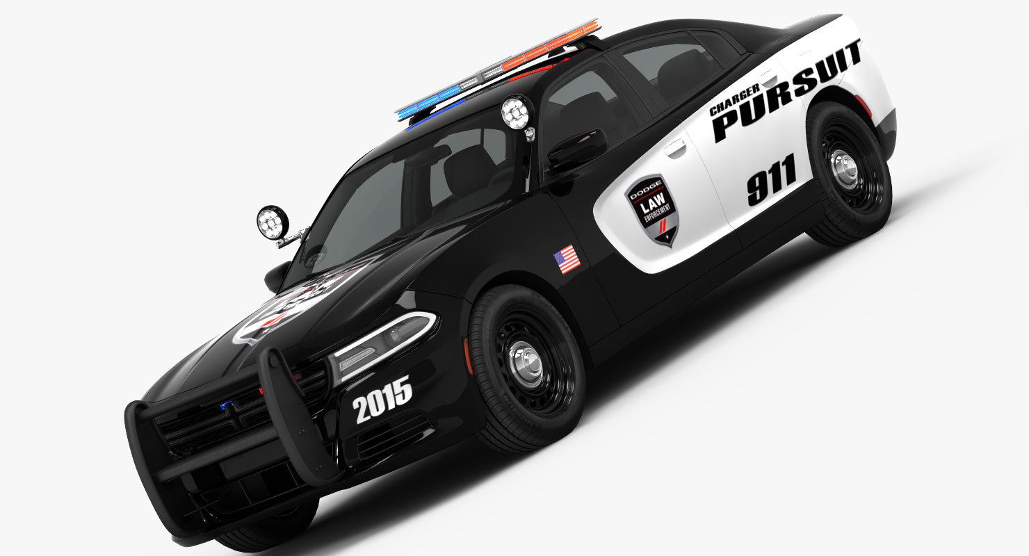 3d dodg charger pursuit model